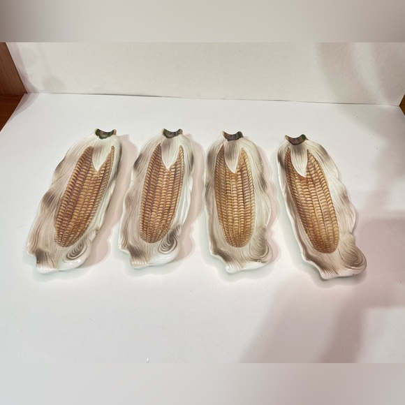 Source Unknown | Kitchen | Soldset Of 6 Ceramic Vintage Corn On The Cob ...